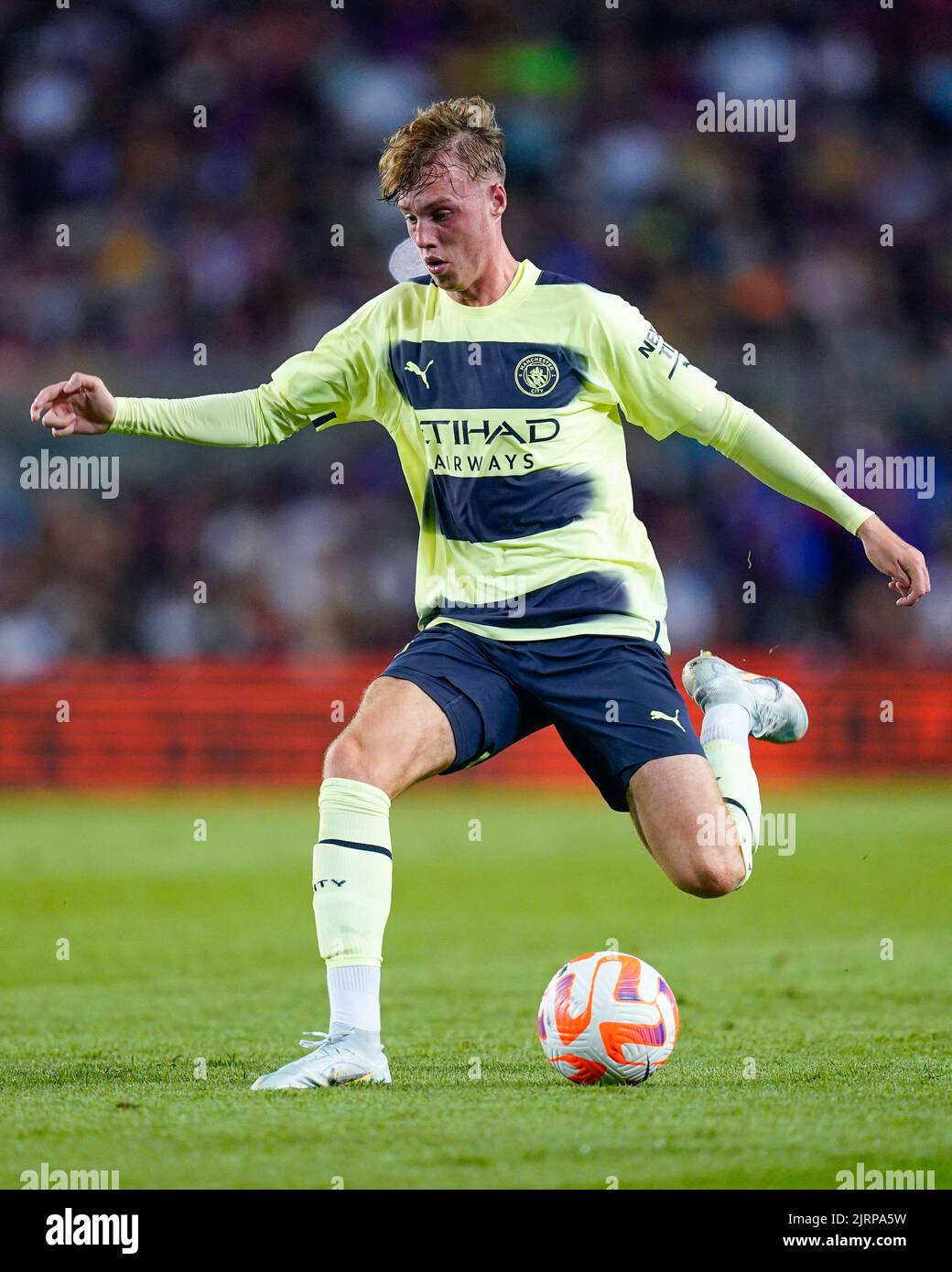 Cole Palmer of Manchester City during the friendly match for the ...