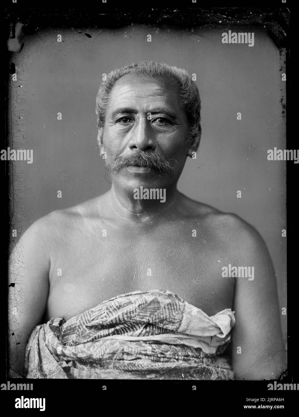 Seumanutafa Pogai, Matai (High Chief) of Apia Stock Photo - Alamy