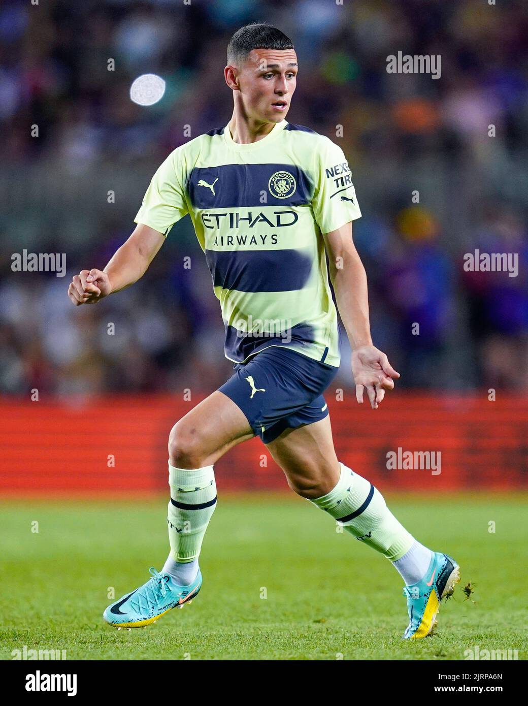 Phil Foden of Manchester City during the friendly match for the benefit ...