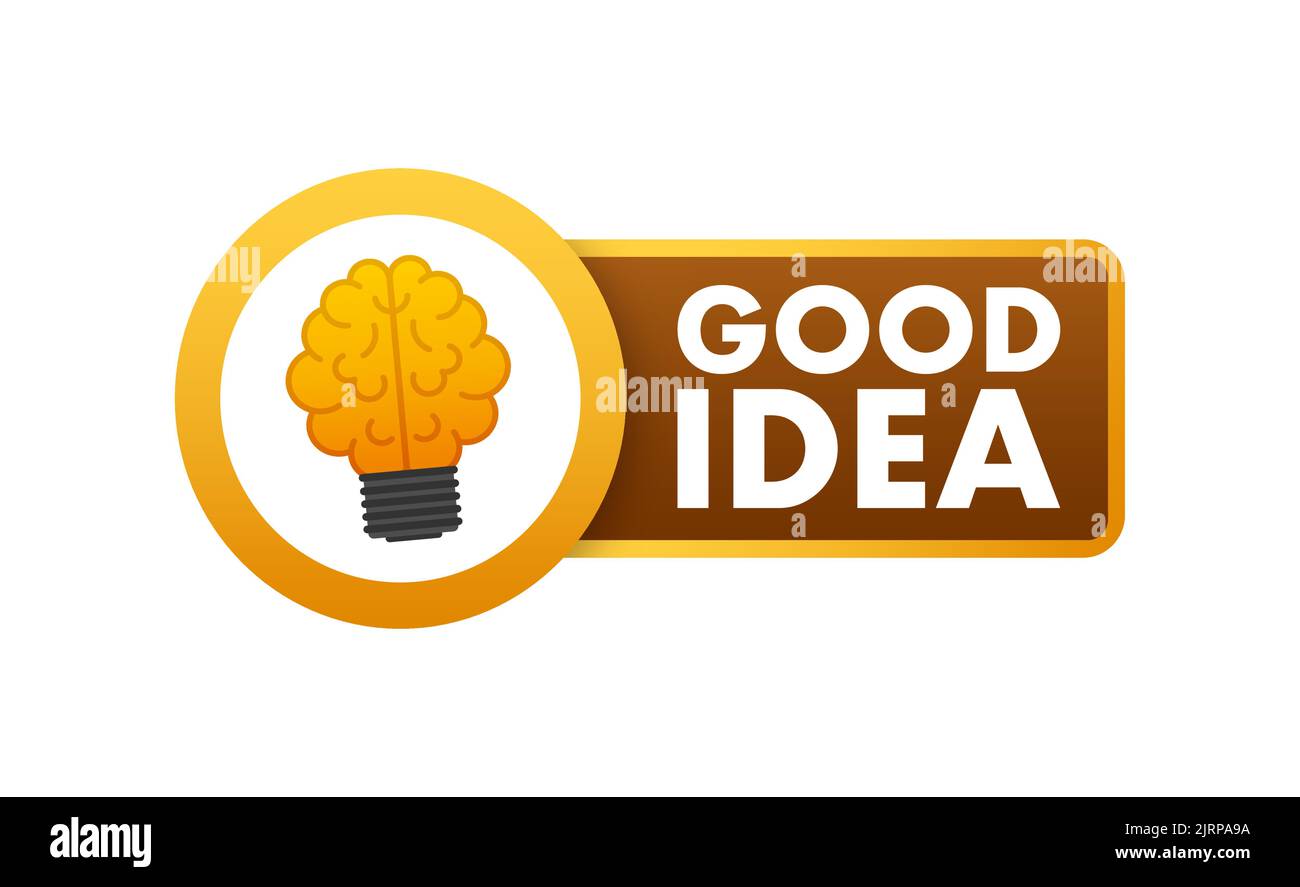 Good idea light bulbs. Creative business idea. Vector stock ...