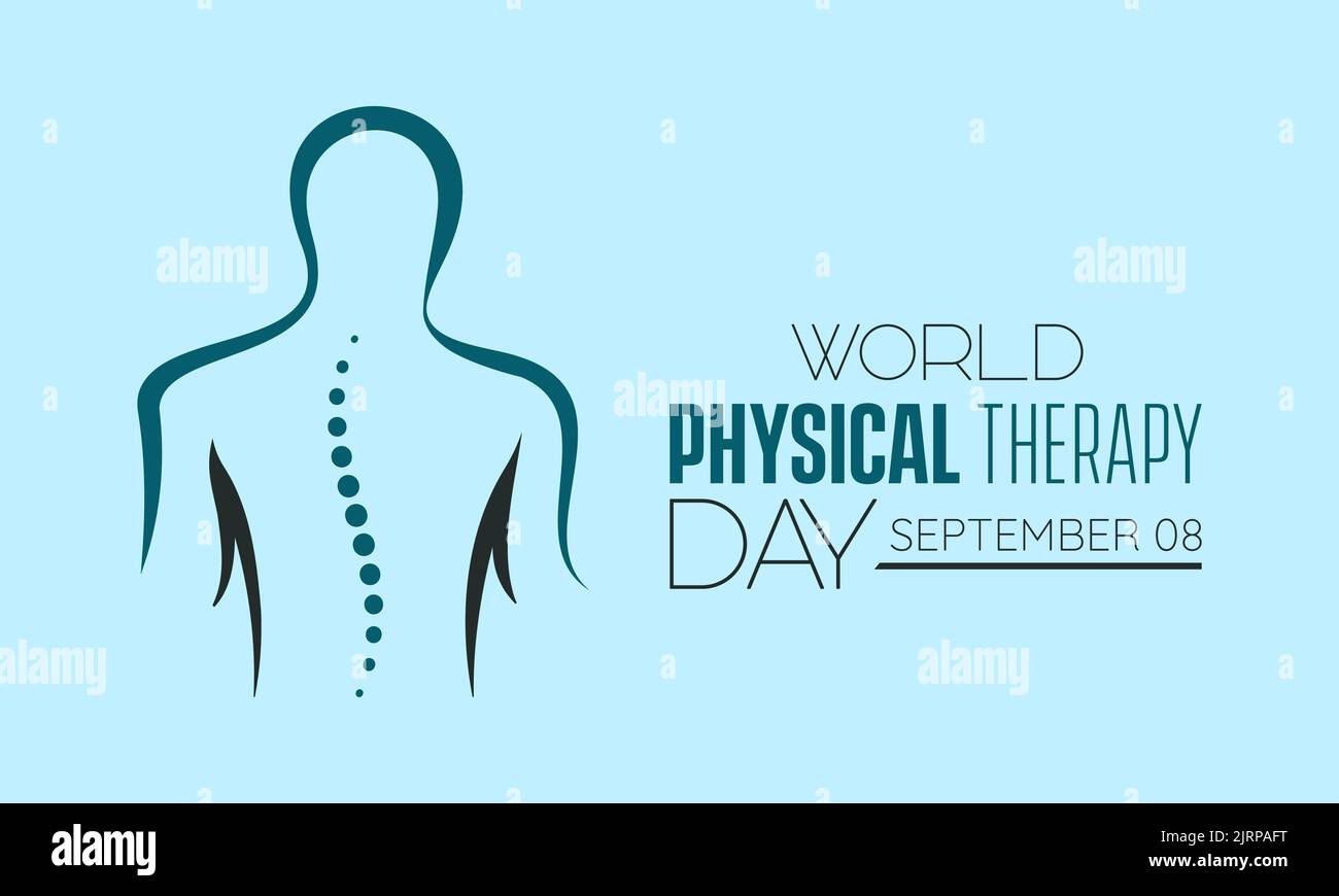 Vector illustration design concept of world physical therapy day ...