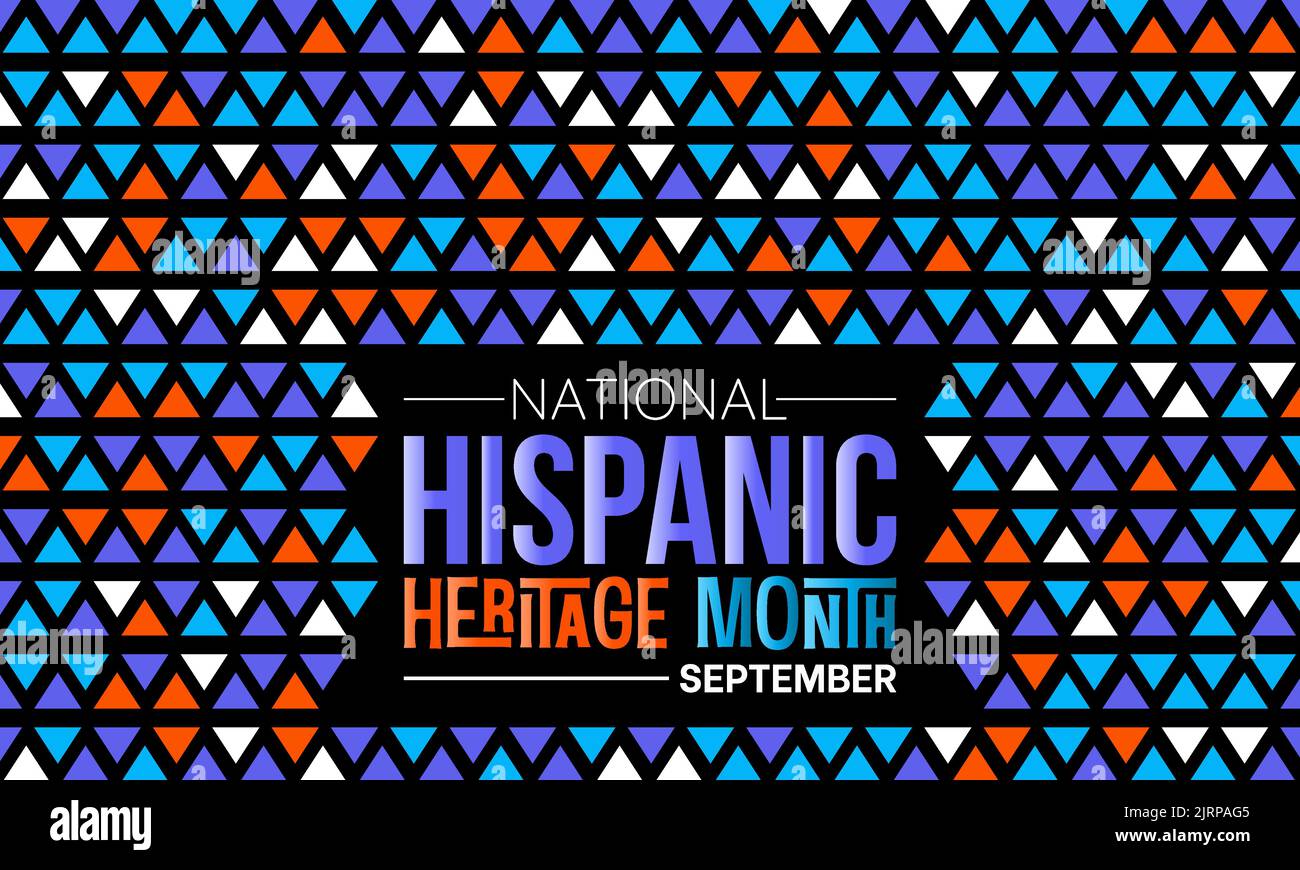 Vector illustration design concept of national hispanic heritage month ...