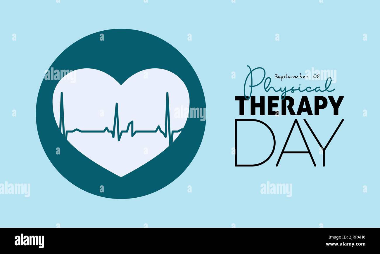 Vector illustration design concept of world physical therapy day ...