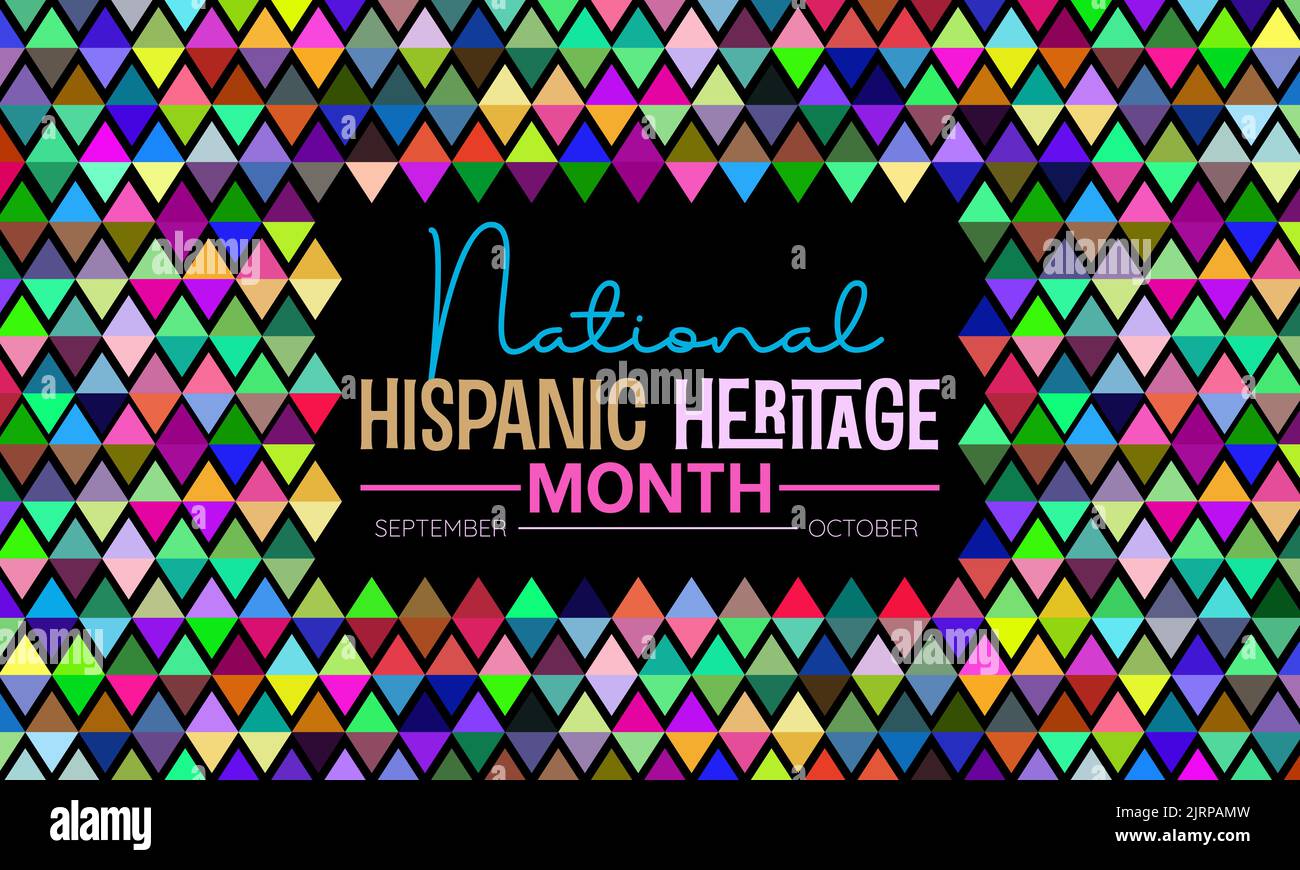 Vector illustration design concept of national hispanic heritage month ...