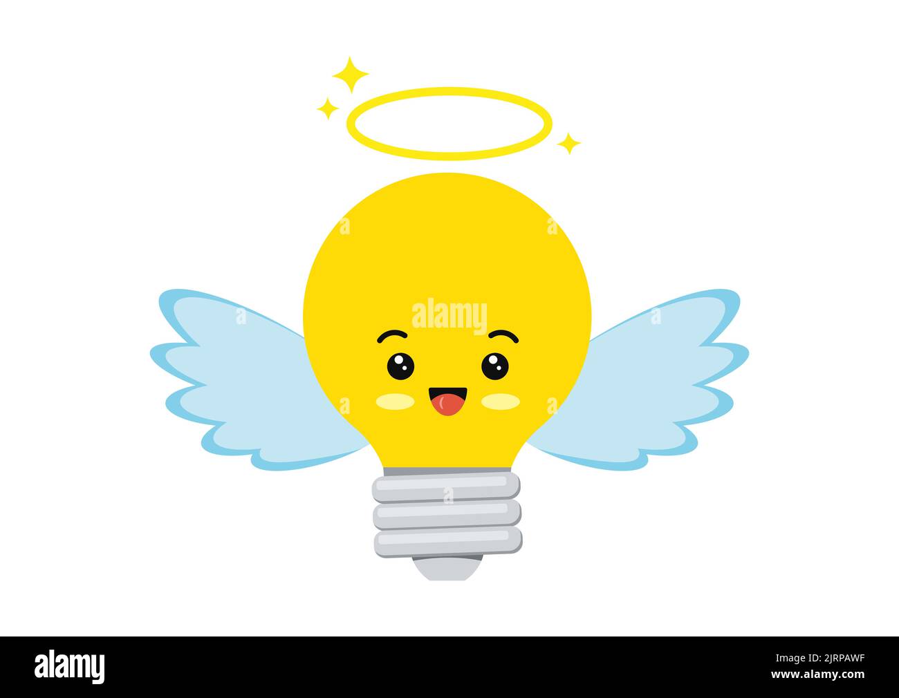Kawaii lightbulb icon hi-res stock photography and images - Alamy