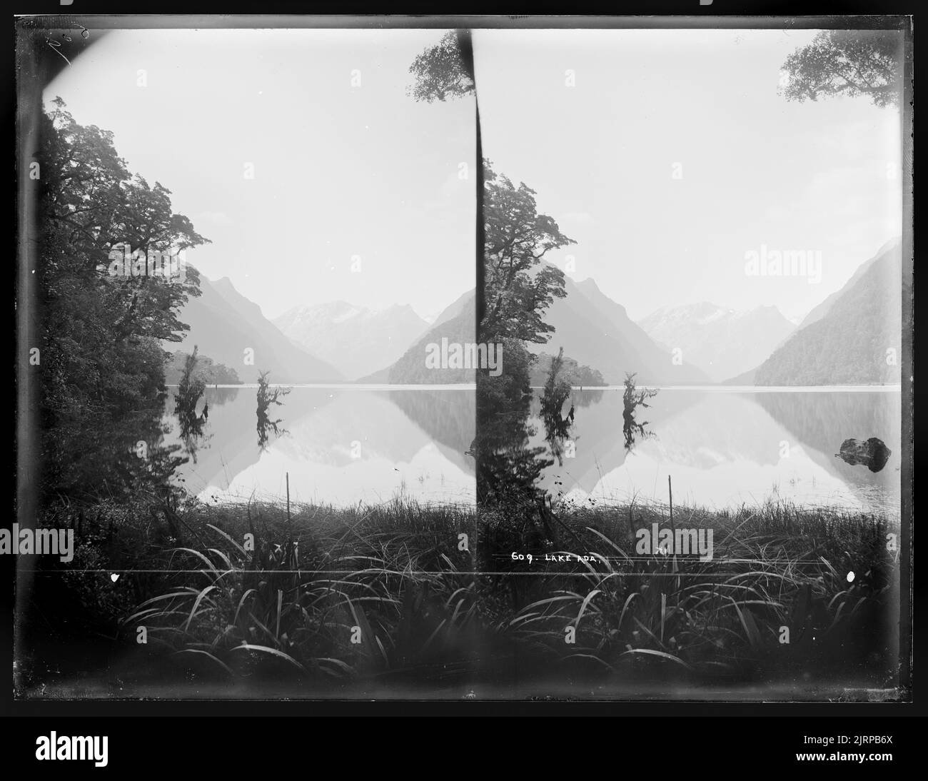 Lake Ada, New Zealand, by Burton Brothers Stock Photo - Alamy