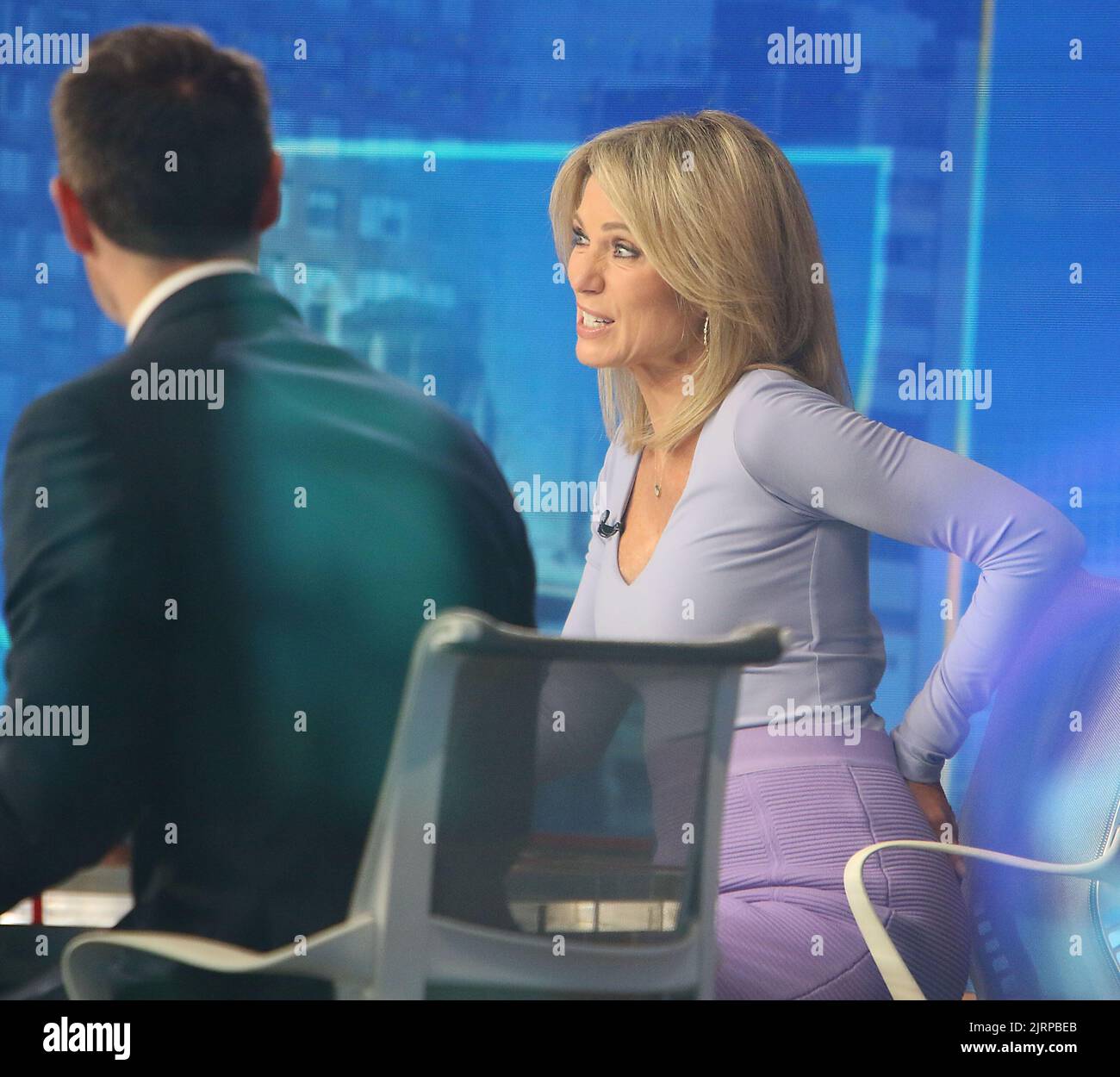 Good Morning America Cast -PICTURED: Whit Johnson, Amy Robach -LOCATION ...