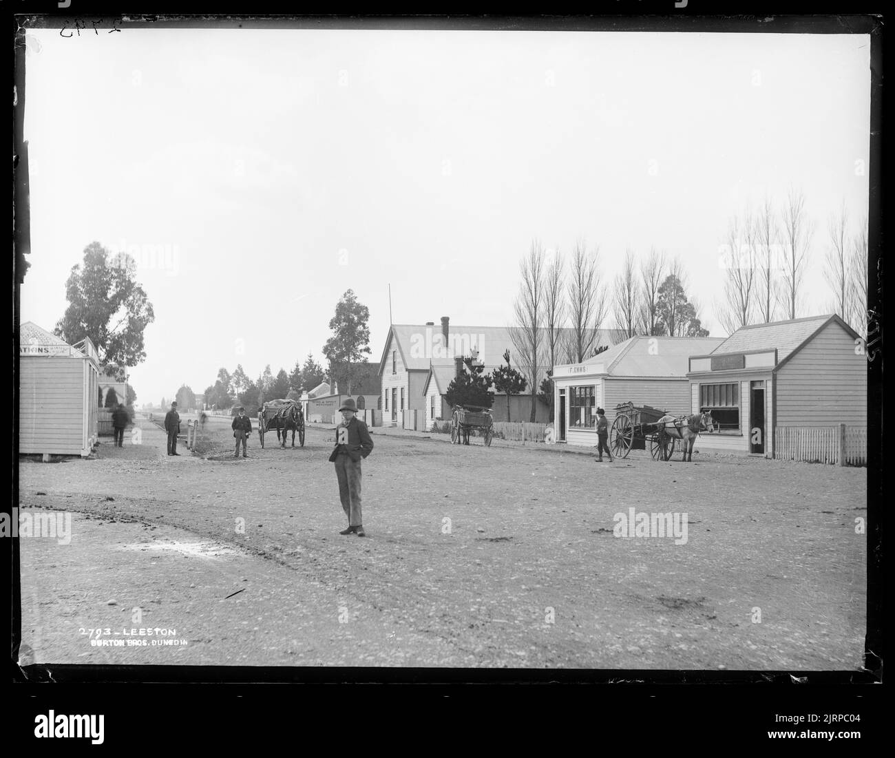 Leeston, New Zealand, by Burton Brothers Stock Photo - Alamy