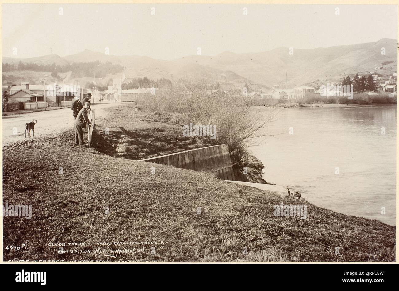 Clyde Terrace, Kaitangata, Molyneux River, 1906, Dunedin, by Muir ...