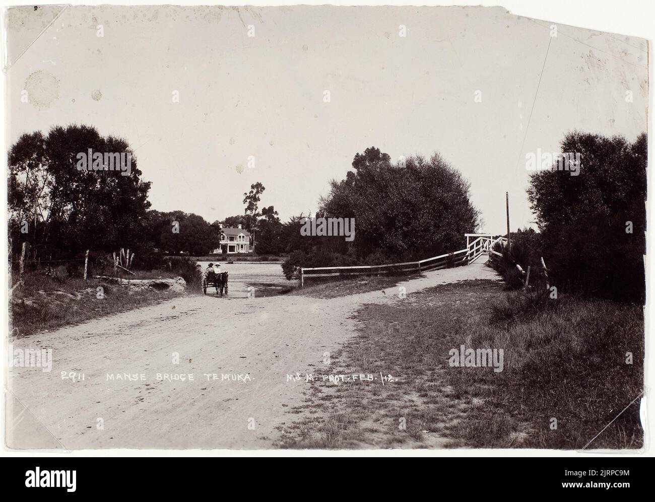 Manse Bridge, Temuka, 1912, Temuka, by Muir & Moodie Stock Photo - Alamy