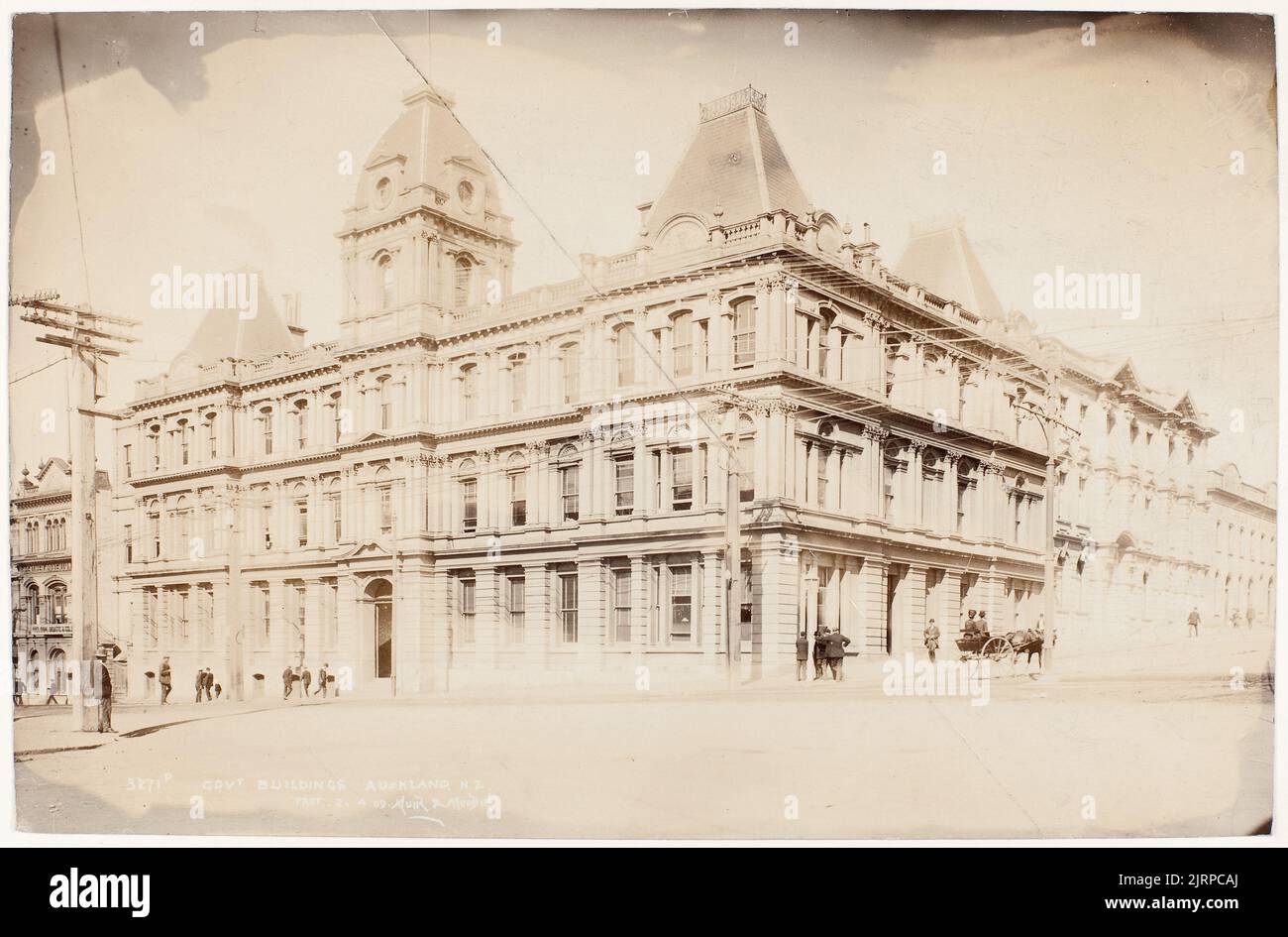 Government Buildings, Auckland, N.Z., 1909, Dunedin, by Muir & Moodie ...