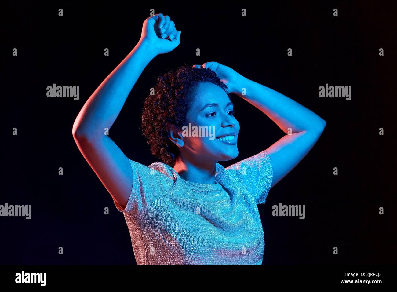African american dancer curly hair hi-res stock photography and images ...