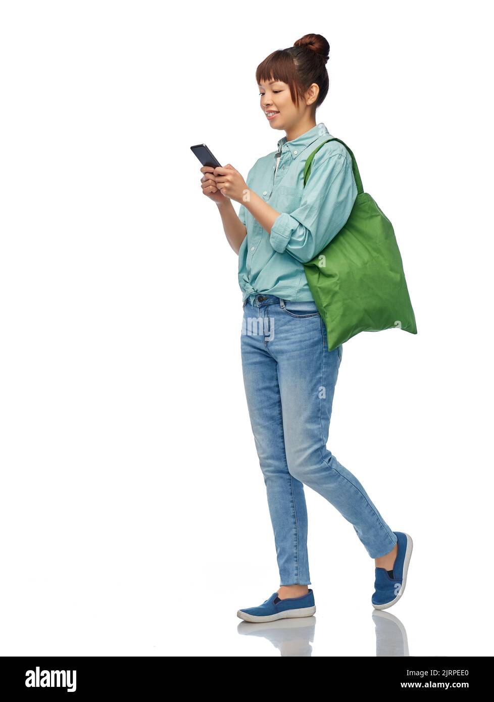 Tote reusable grocery bag Cut Out Stock Images & Pictures - Alamy