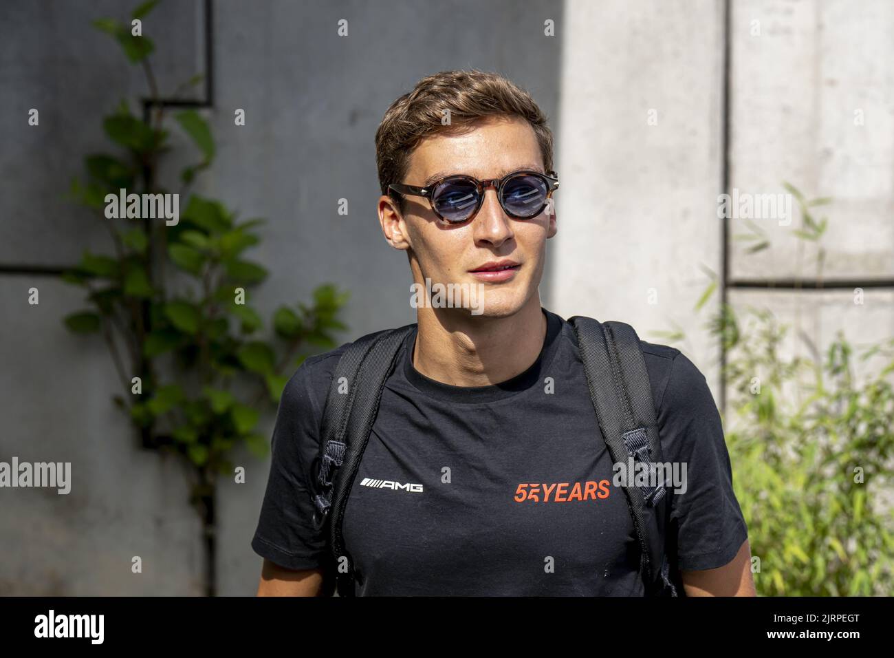 Spa - 25-08-2022, Circuit de Spa-Francorchamps, George Russell at the ...