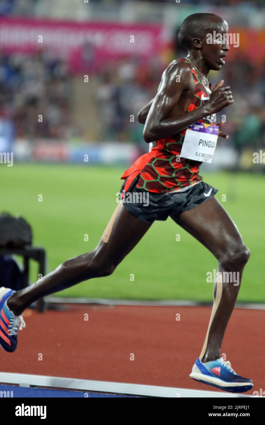 Edward Zakayo PINGUA of Kenya in the men's 10000 metres - Final at the ...
