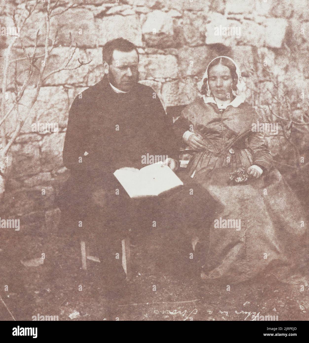 [Couple], 1840s, England, by William Henry Fox Talbot and Associates ...