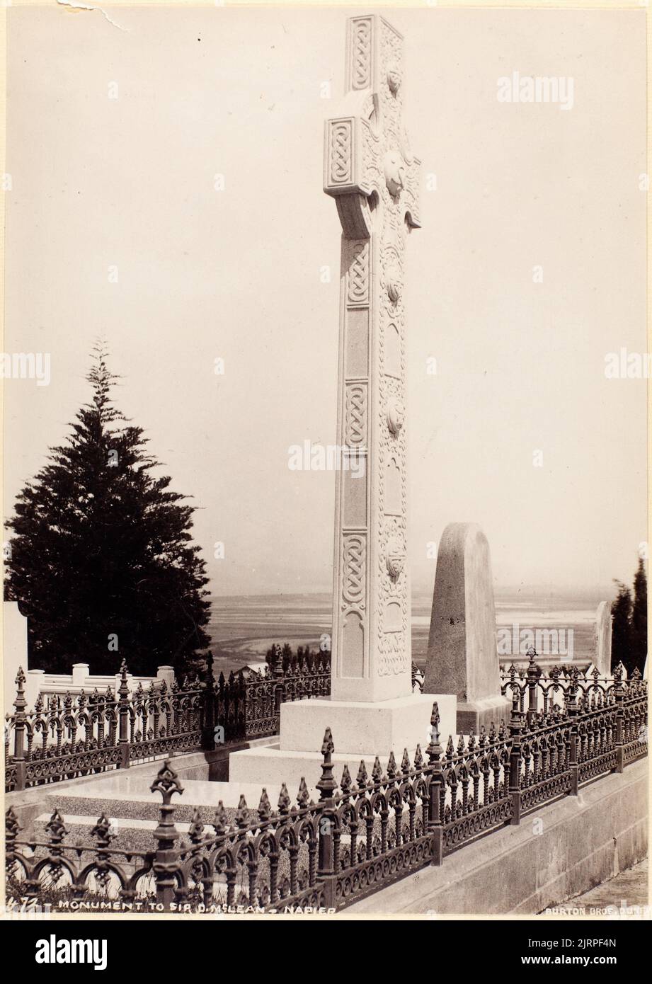 Monument to Sir D. McLean - Napier, 1880s, Dunedin, by Burton Brothers ...