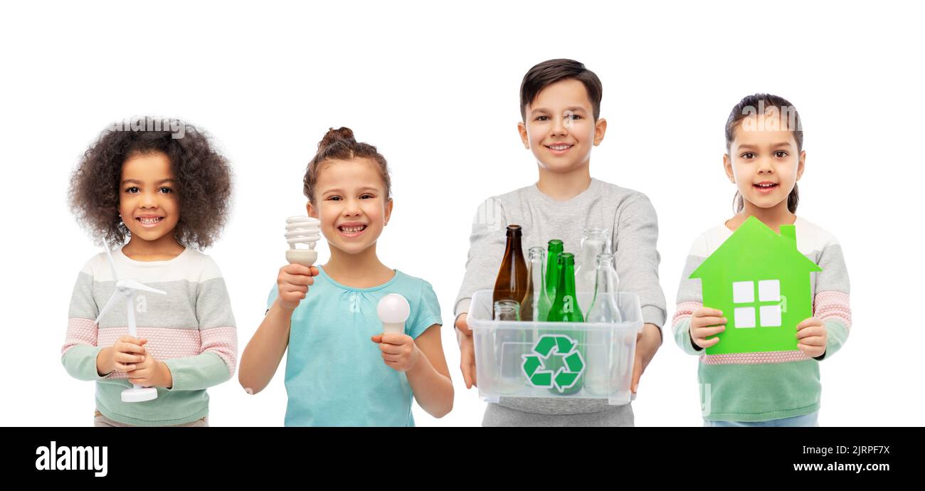 international group of eco friendly children Stock Photo - Alamy