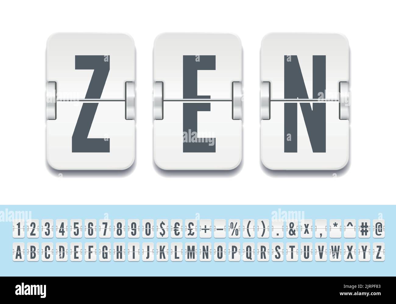 Airport terminal mechanical scoreboard alphabet with numbers for ...