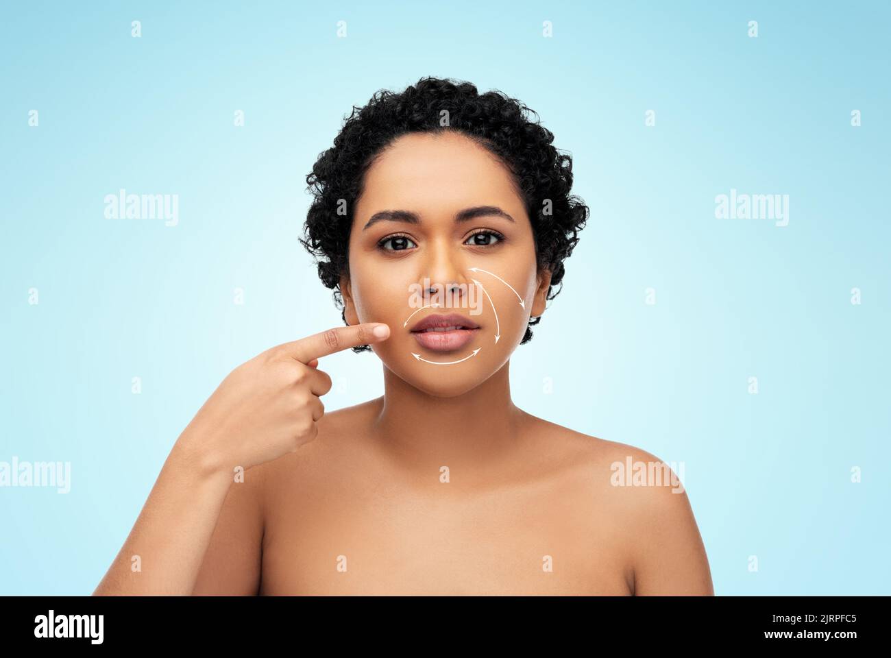 Folds of skin on face hi-res stock photography and images - Alamy