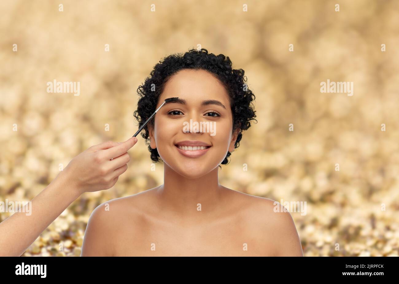 African american woman artist smiling hi-res stock photography and ...