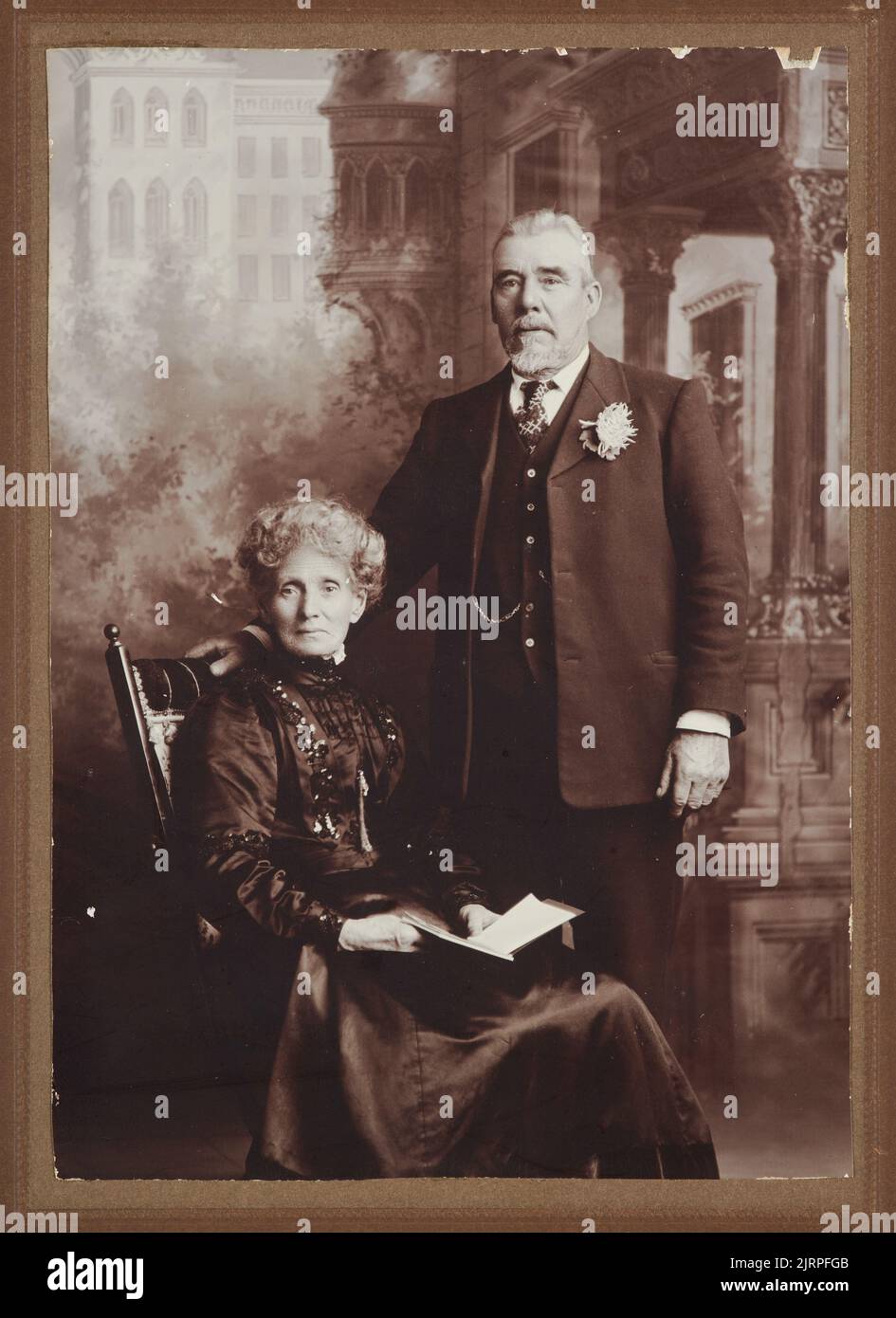 Captain and Mrs Fisk, New Zealand, by William H. Macey. Gift of the ...