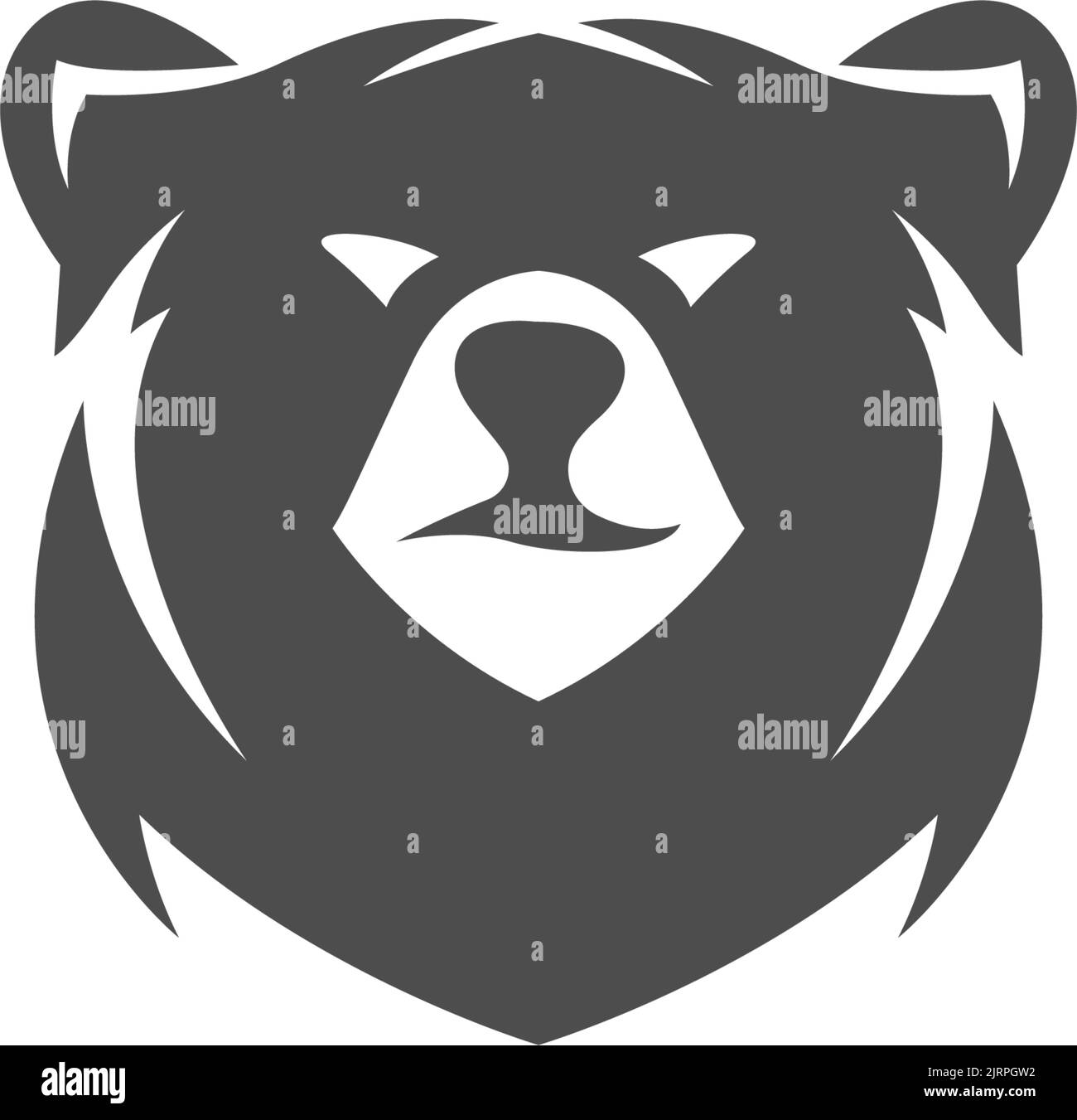 Bear icon logo design illustration template Stock Vector Image & Art ...