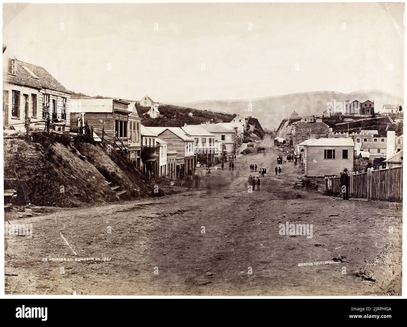 Dunedin in 1861 princes street hi-res stock photography and images - Alamy