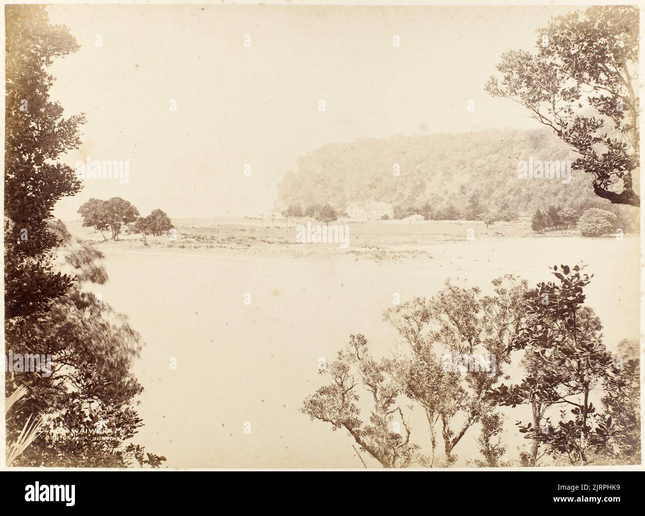Waiwera. From the album: Views of New Zealand Scenery, circa 1880, New ...