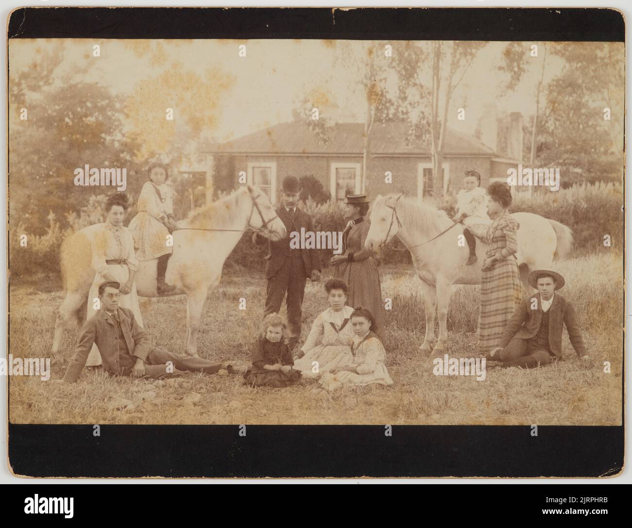 Family, circa 1910, maker unknown. Gift of the Guard Family, 1993 Stock ...