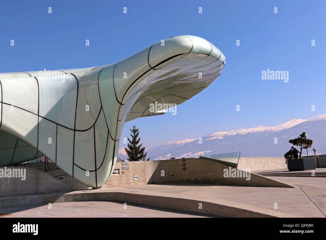Zaha hadid hungerburg station hi-res stock photography and images - Alamy