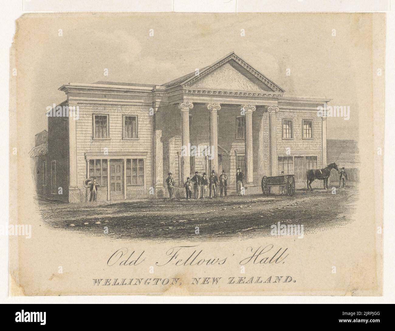Wellington new zealand odd fellows hall hi-res stock photography and ...