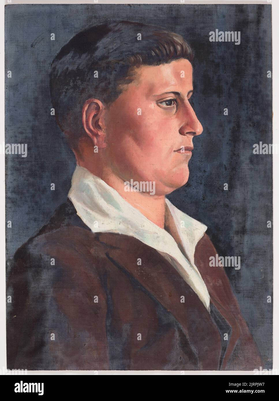 Untitled [Portrait of a young man], circa 1926-1939, by Elizabeth Berry ...