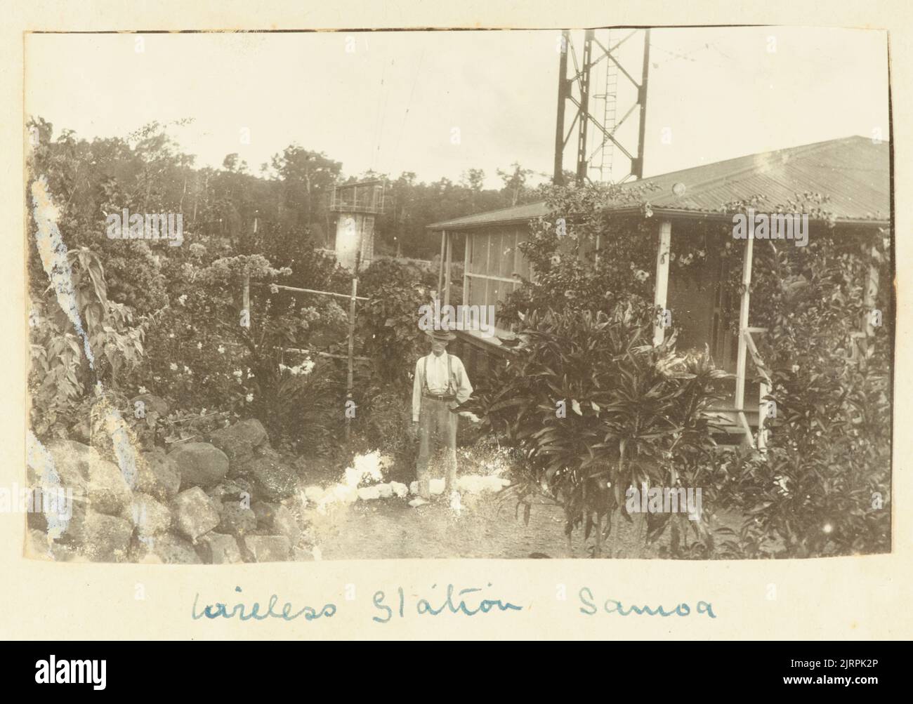 Wireless Station at Tafaigata, Samoa. From the album: Skerman family ...