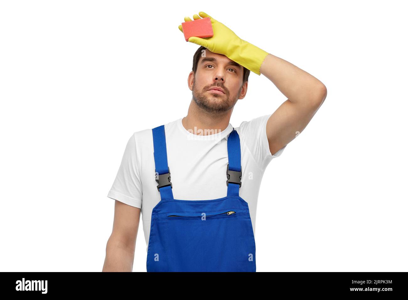 Male cleaner uniform hi-res stock photography and images - Alamy