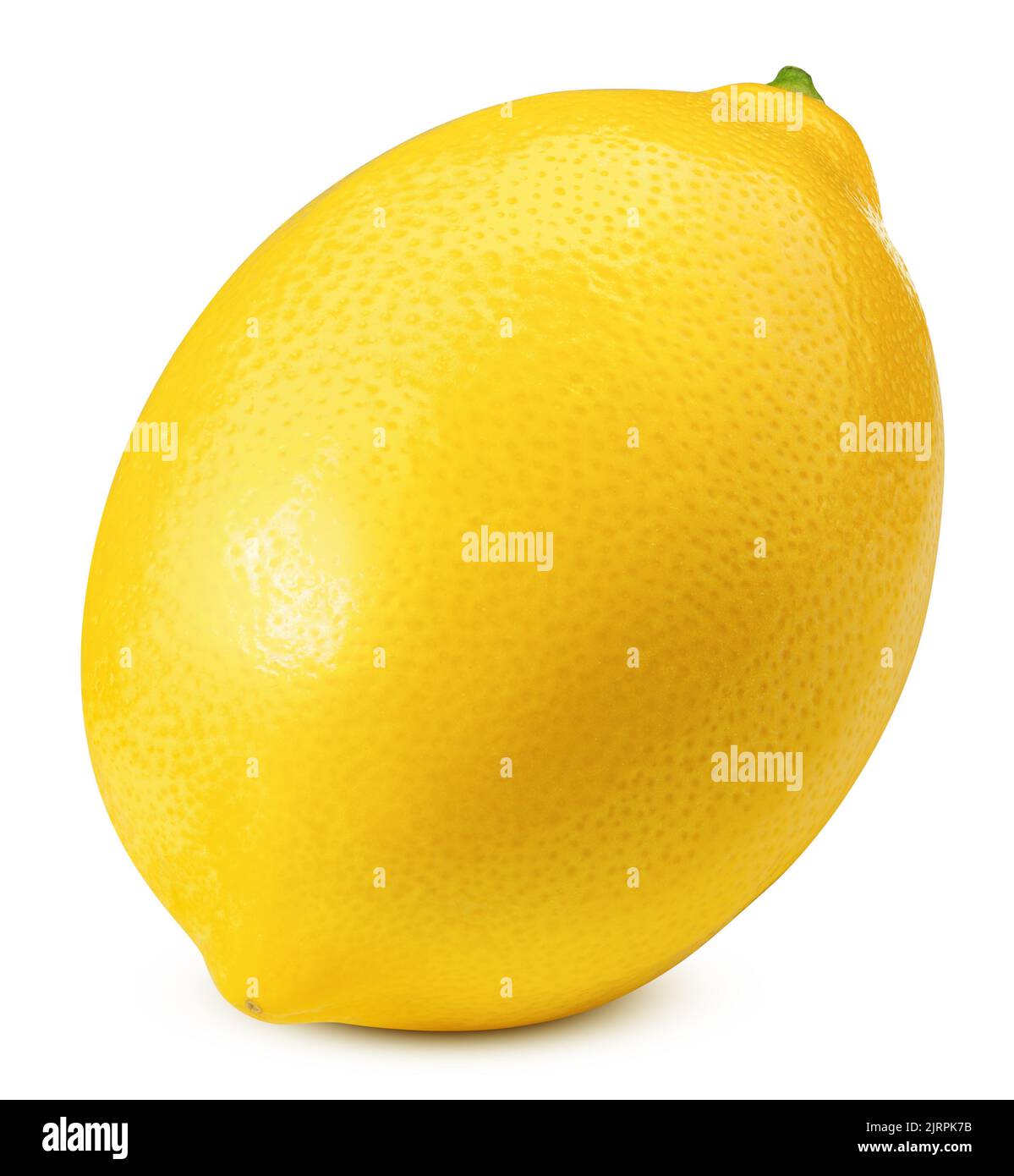 Whole lemon isolated on white background, clipping path, full depth of ...