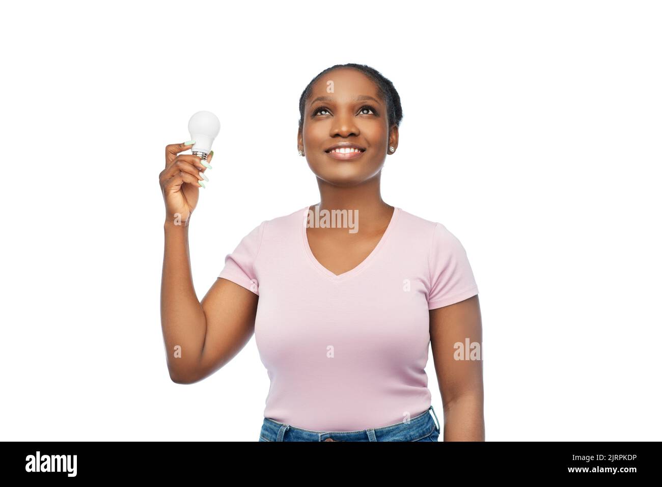 african american woman holding lighting bulb Stock Photo - Alamy african american woman holding lighting bulb Stock Photo - Alamy