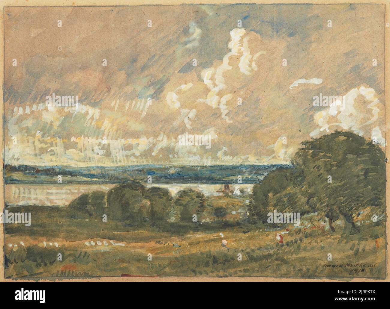 The River Orwell, 1910, by David Muirhead Stock Photo - Alamy