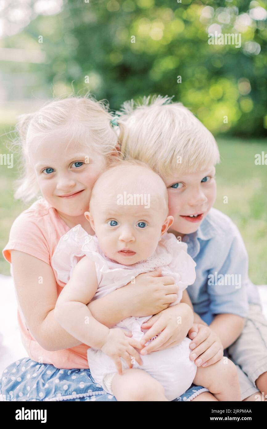 Caucasian blonde blue eyed hi-res stock photography and images - Alamy