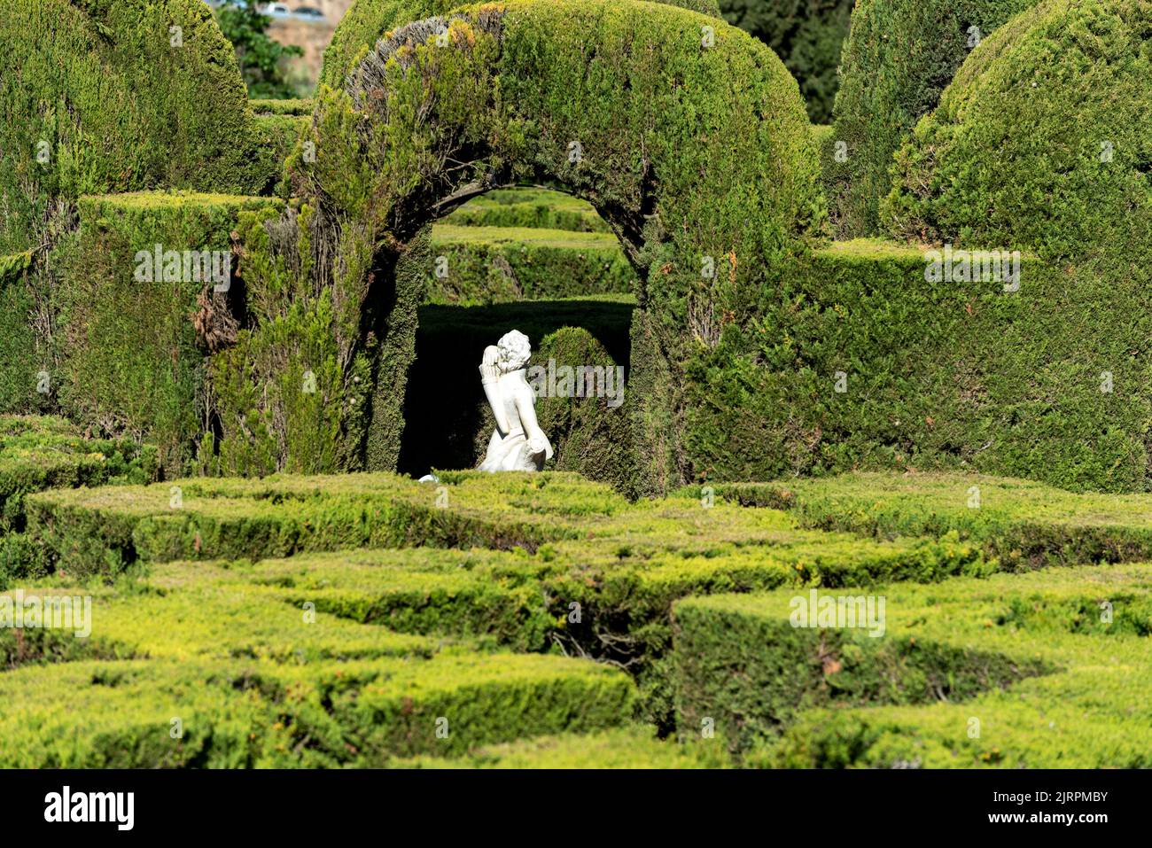 Labyrinth park horta barcelona catalonia hi-res stock photography and ...