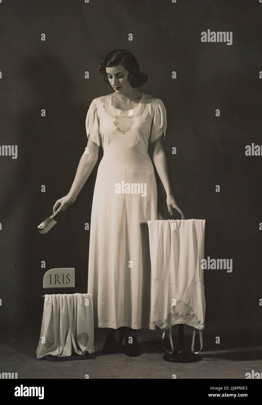 Untitled [fashion model], 1939-1941, Wellington, by Gordon Burt, Gordon ...