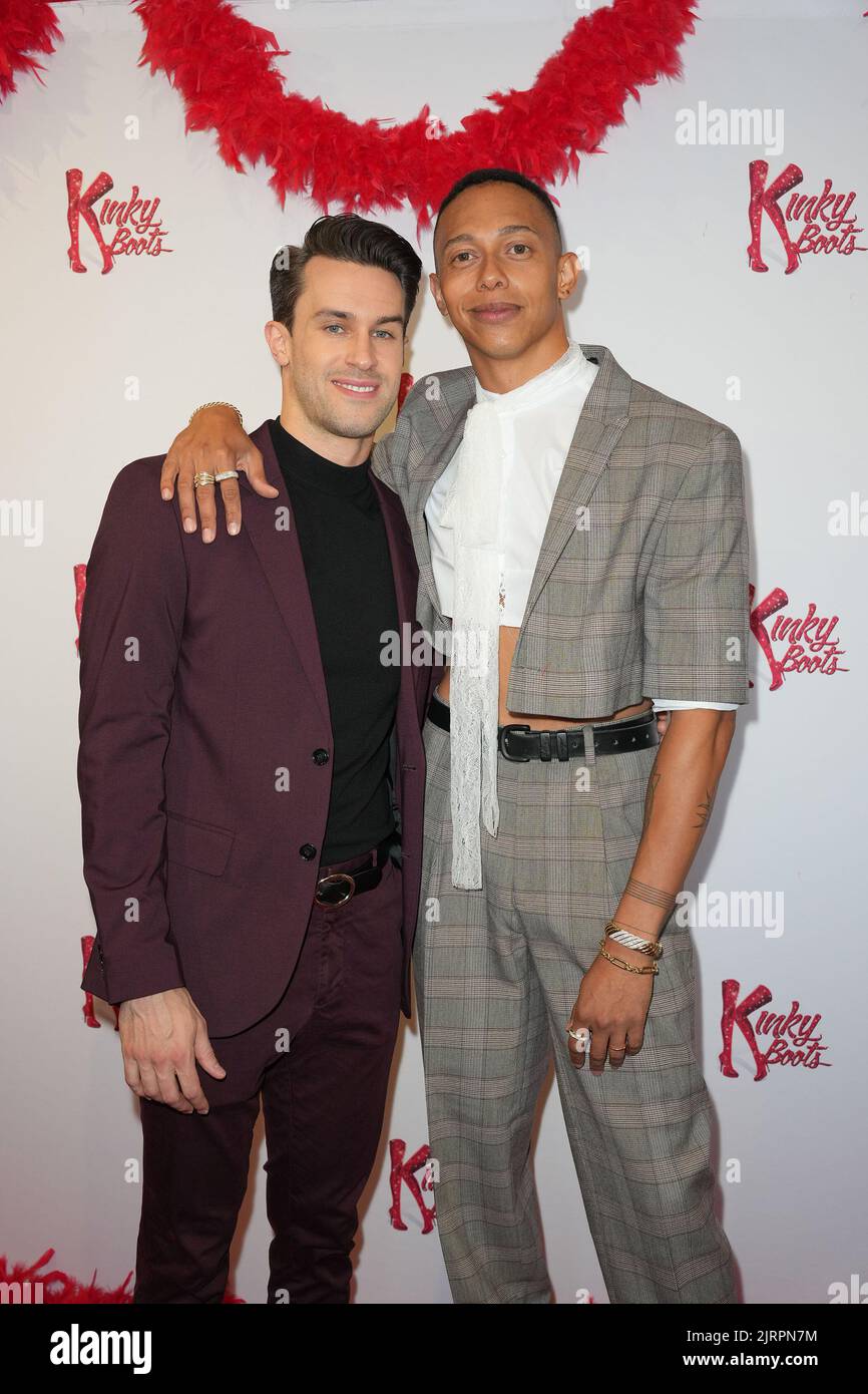 Kinky Boots Opening Night -PICTURED: Christian Douglas, Callum Francis ...