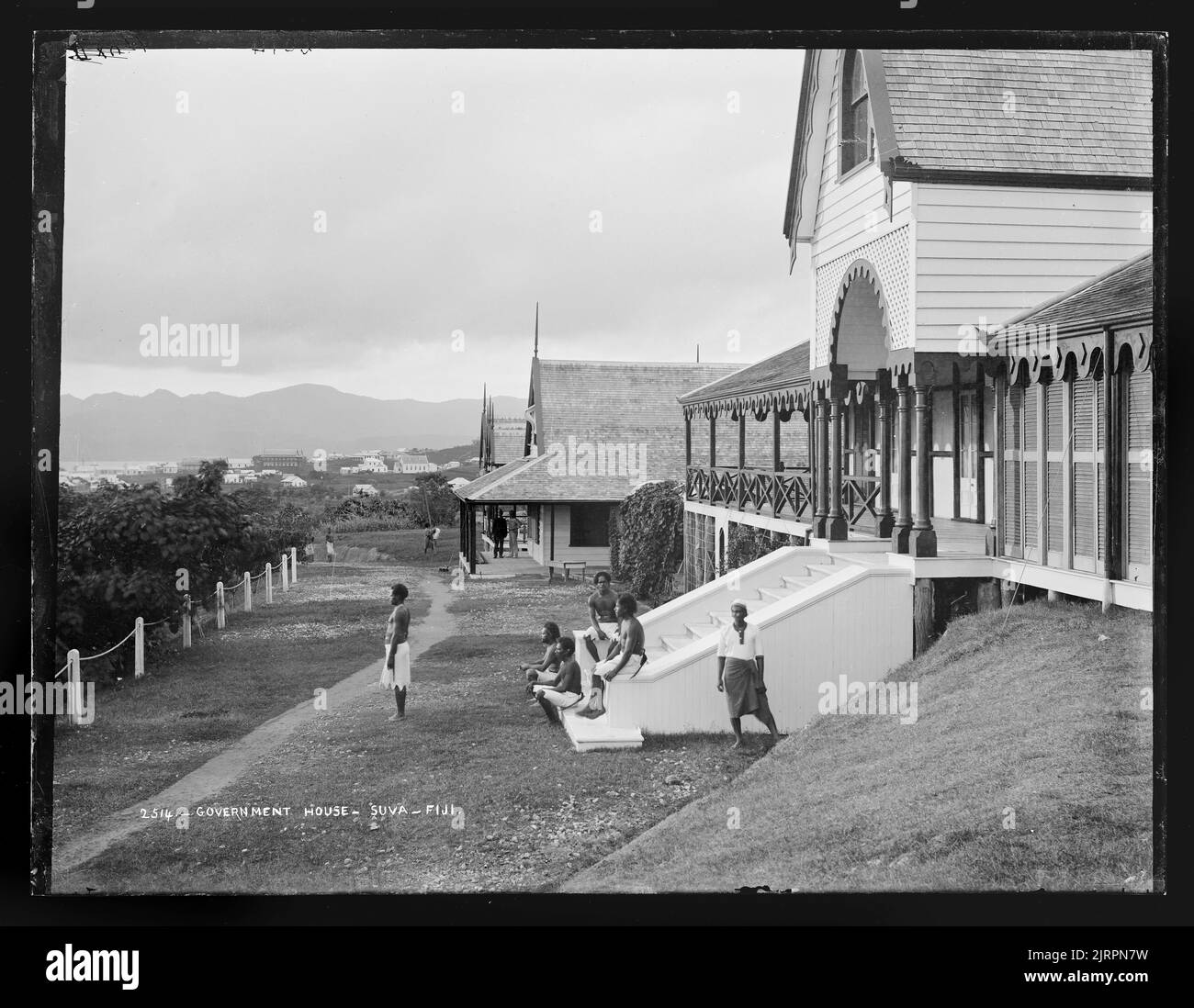 Fiji government house Black and White Stock Photos & Images - Alamy