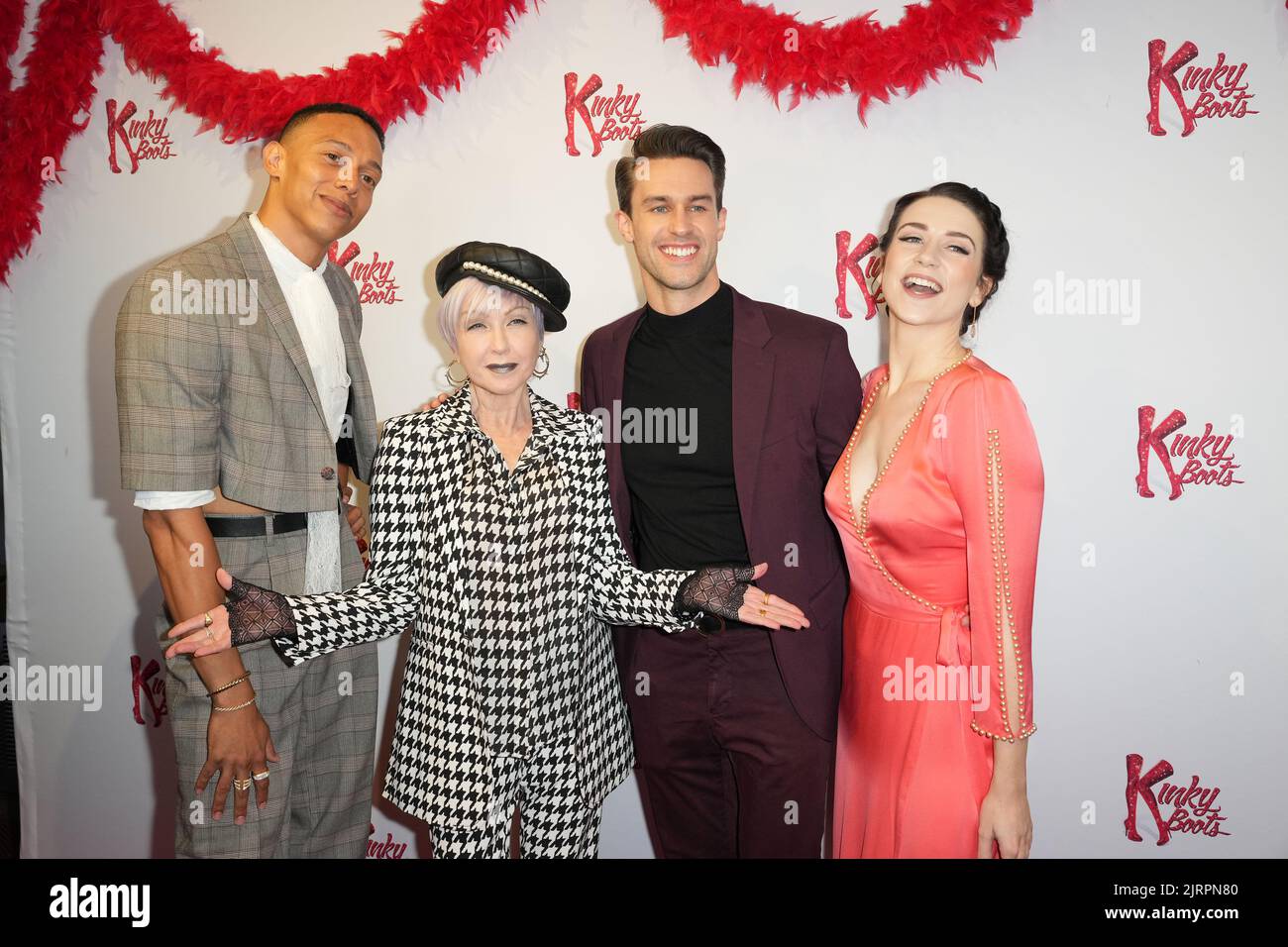 Kinky Boots Opening Night -PICTURED: Cyndi Lauper, Callum Francis ...