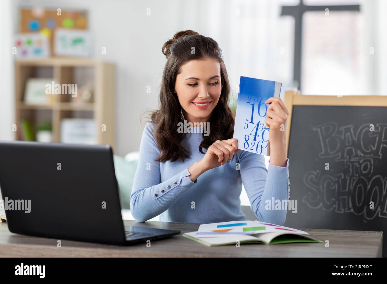 Math teacher whiteboard hi-res stock photography and images - Alamy