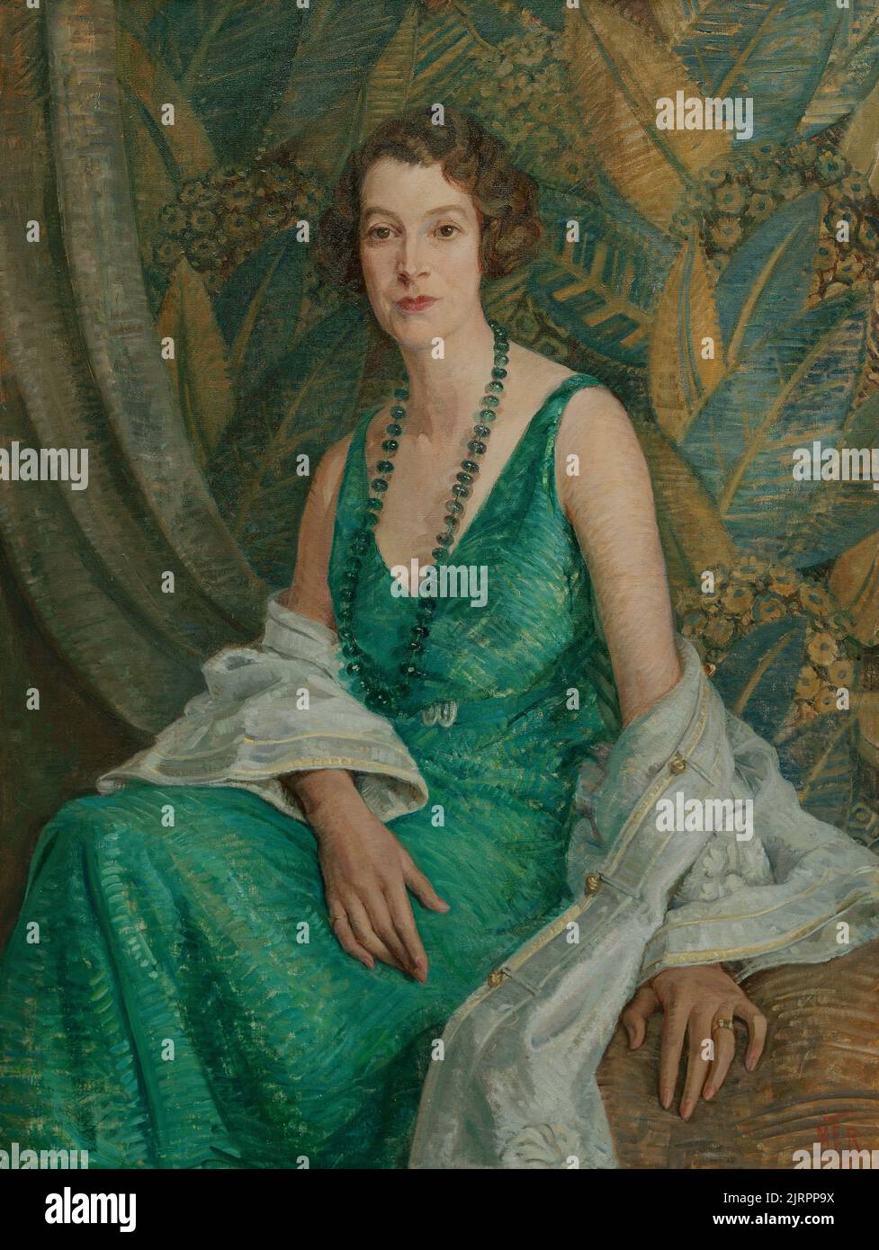 Portrait of Mrs N.S. Falla, circa 1932, Wellington, by Mary Tripe. Gift ...