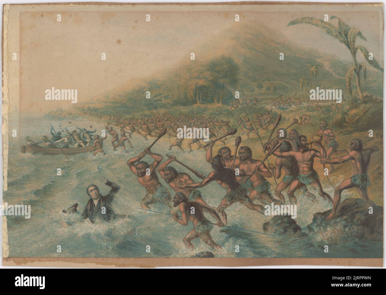 Massacre of the Rev John Williams and Missionary Harris at Dillon's Bay ...