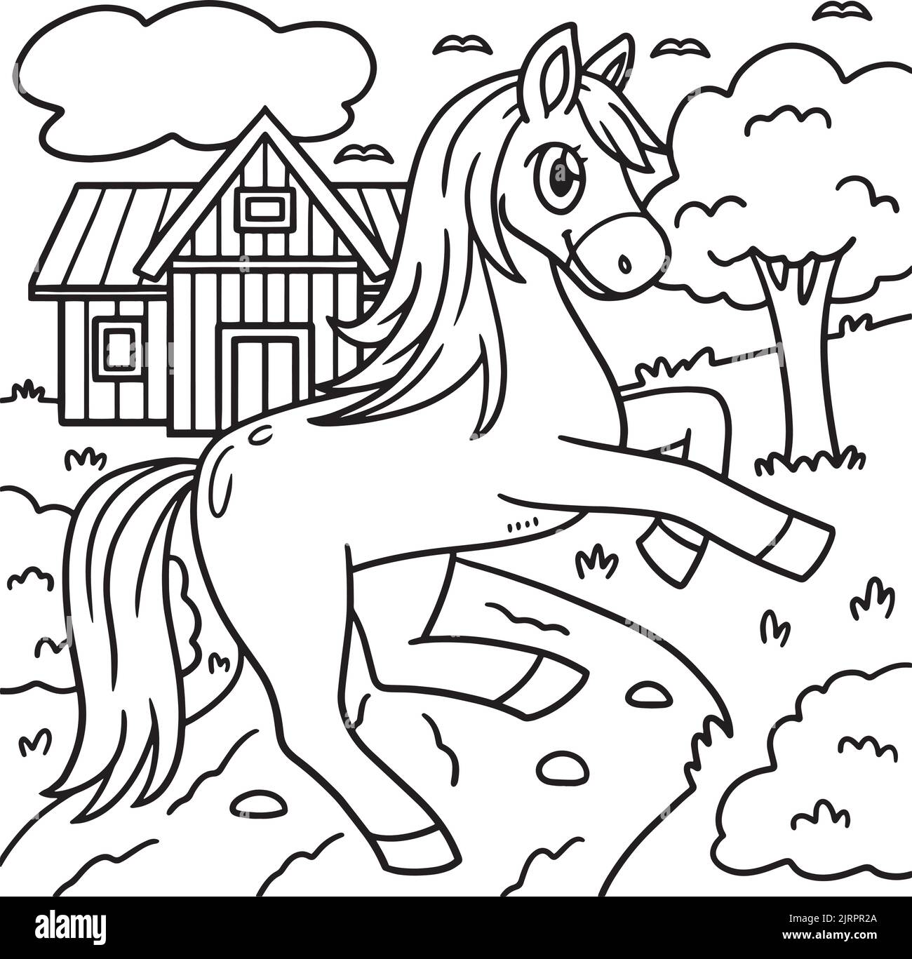 Horse animal mammal pony Cut Out Stock Images & Pictures - Alamy