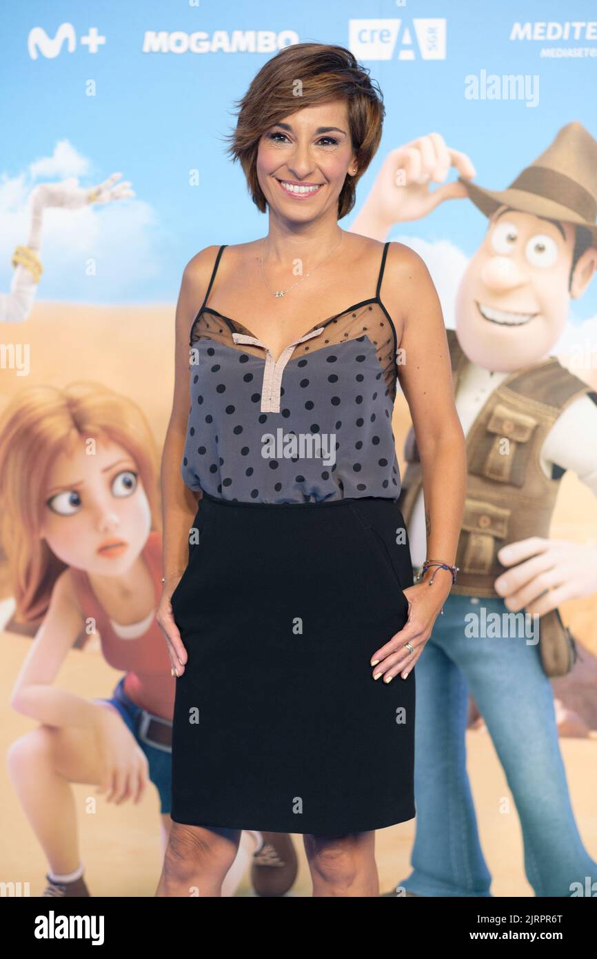 Madrid, Spain. 25th Aug, 2022. Adela Gonzalez attends the “Tadeo Jones ...