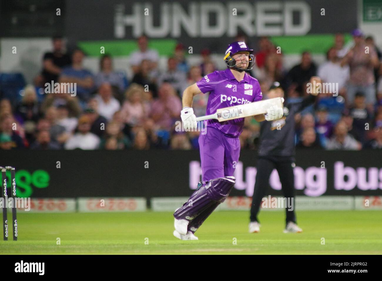 Leeds, England, 21 August 2022. Adam Lyth batting for Northern ...